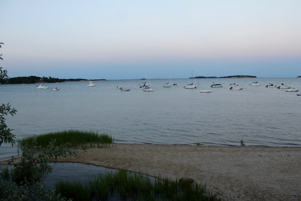 Pleasant Bay in Orleans at Dusk - Cape Cod Wave