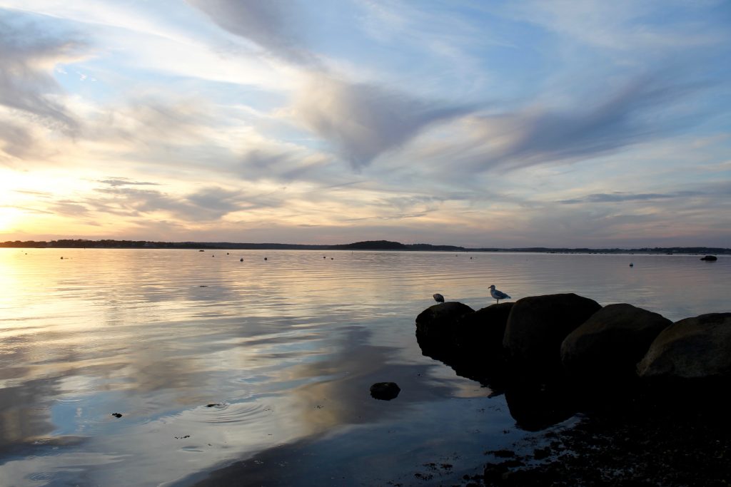 Golden Sunset At Monument Beach – Slideshow - Cape Cod Wave