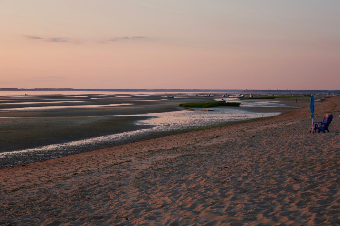 Low Tide Summer Sunset At Kingsbury Beach – Slideshow - Cape Cod Wave