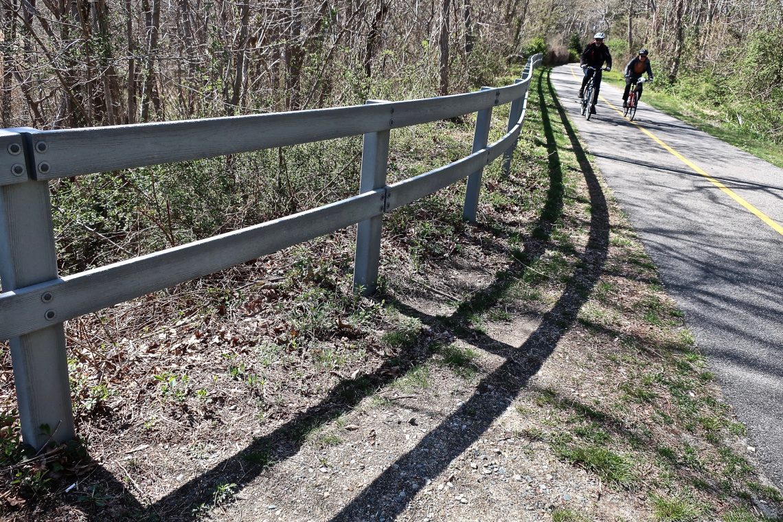Bike Path Curved Shadows At Little Sippewissett Marsh – Slideshow ...
