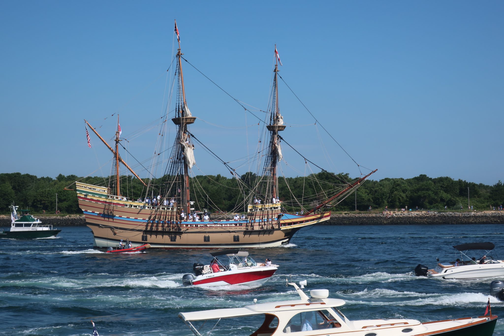 Mayflower II Goes Through The Canal – Slideshow - Cape Cod Wave