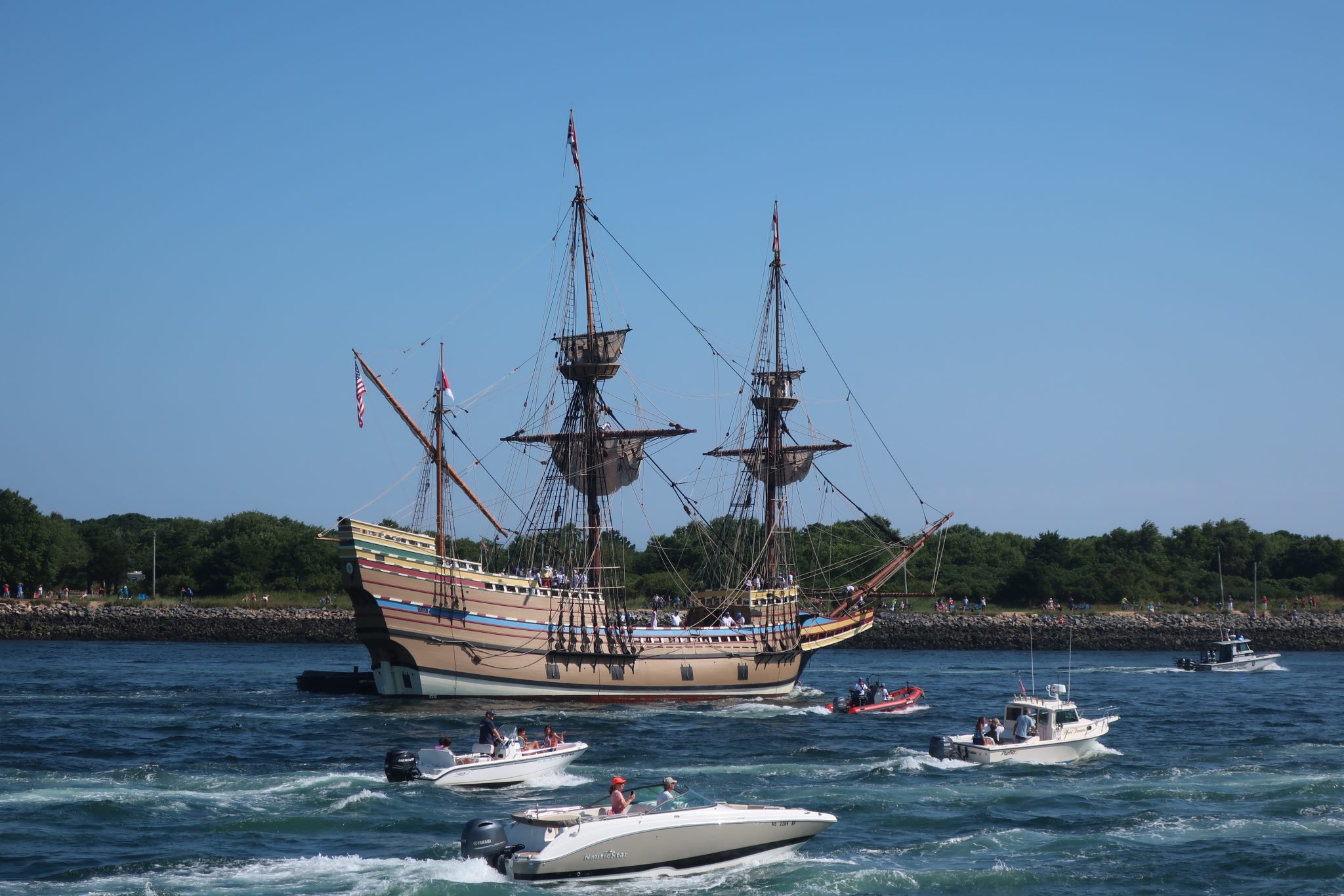 Mayflower II Goes Through The Canal – Slideshow - Cape Cod Wave