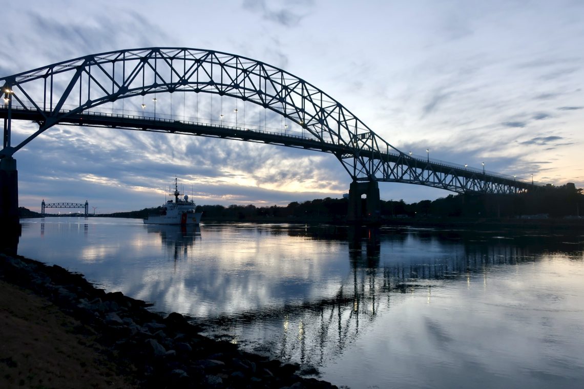 Cape Cod Canal, Bourne Bridge Sunset – Slideshow - Cape Cod Wave