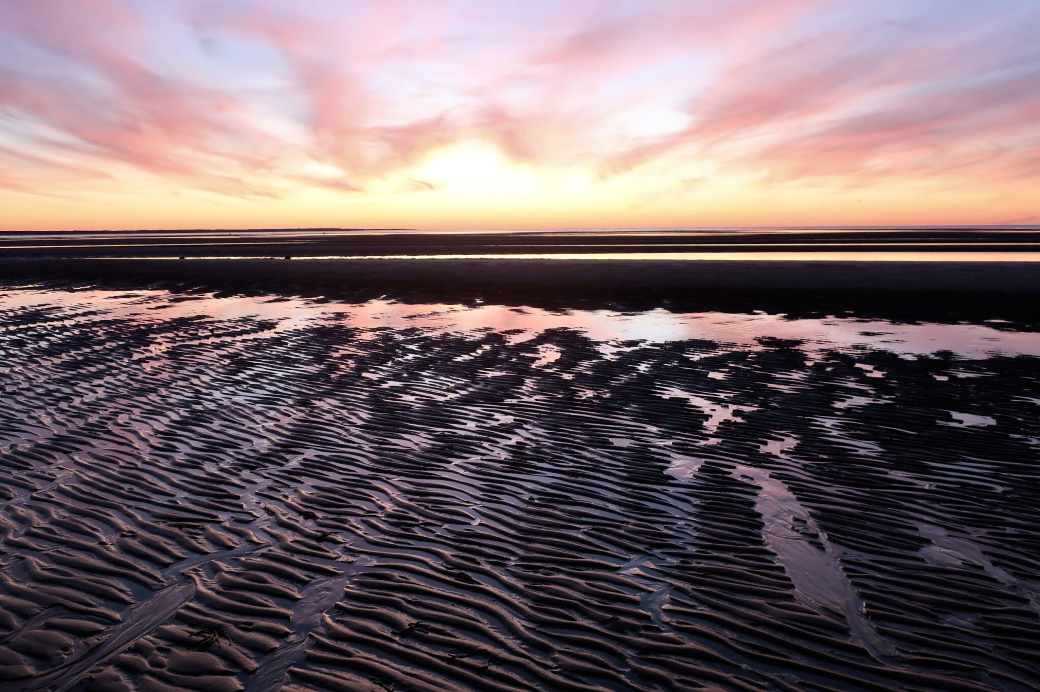 The Magic Of A Late November Low Tide Thumpertown Beach Sunset SLIDE ...