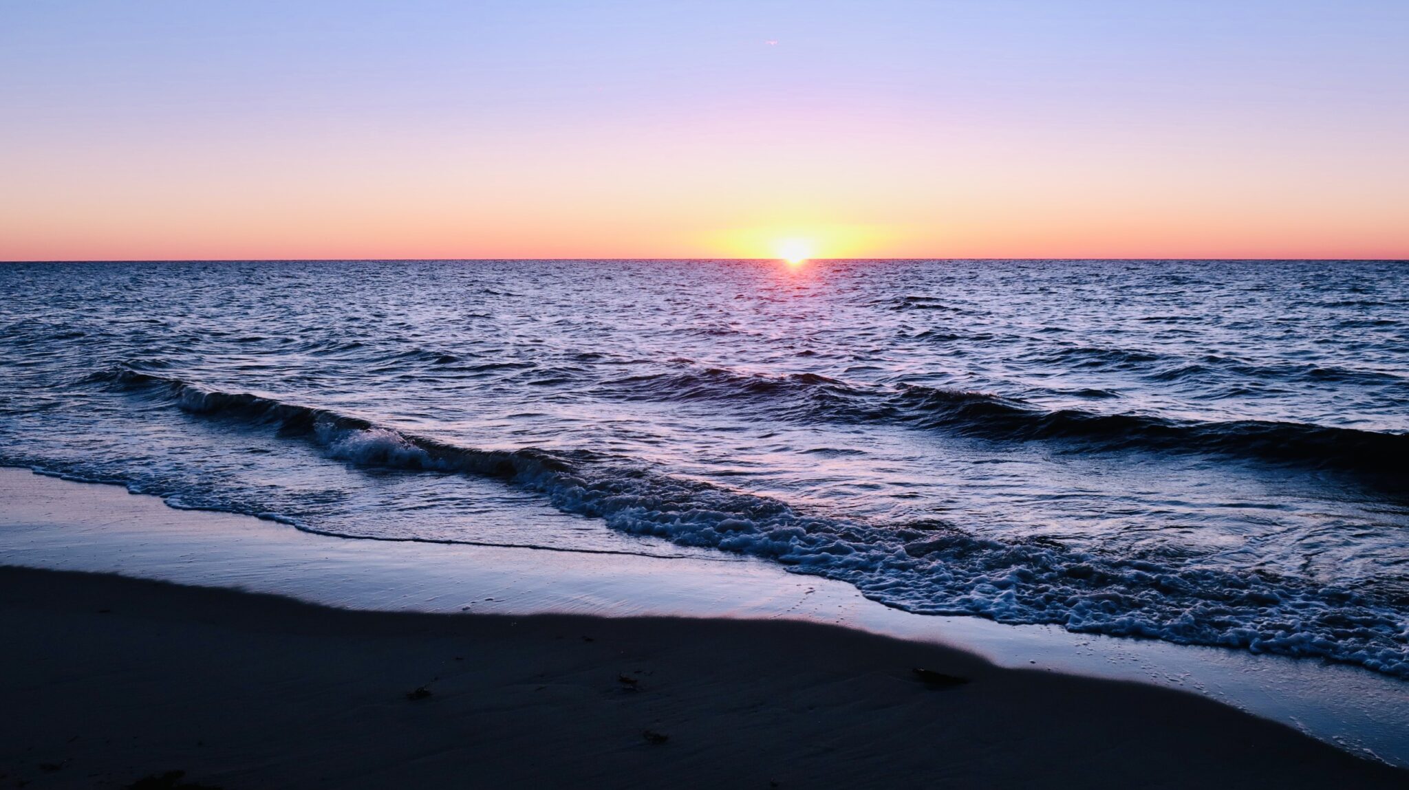 Sunset at Corn Hill Beach, Truro - Cape Cod Wave